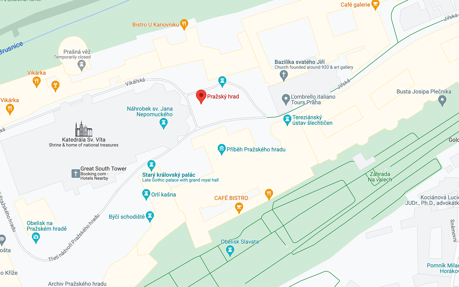 Prague Castle Map | A Detailed Guide